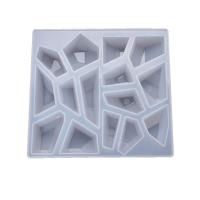 China DIY Crystal Dropping Glue Mold Irregular Stone Ornament Platform Decorative Cutting Surface Jewelry Silicone Mold for sale
