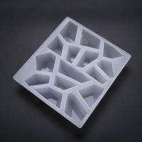 China DIY Crystal Dropping Glue Mold Irregular Stone Ornament Platform Decorative Cutting Surface Jewelry Silicone Mold for sale