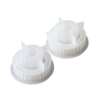 China Circular striped candle holder dropper mold DIY cement gypsum concrete candle stand silicone mold for sale