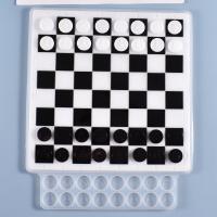 China DIY Crystal Dropping Glue Mold Fun Game Chess Silicone Mold Spot Wholesale for sale