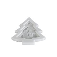 China DIY Christmas Dropping Mold Christmas Tree Snowman Aromatherapy Expanded Gypsum Hanging Silicone Mold for sale