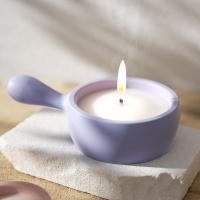 China DIY dropper glue cement gypsum candle holder handle candle holder flat bottomed pan candle holder ornament mirror silicone mold for sale