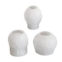 China DIY Crystal Drop Glue Relief Vine Flower Pattern Vase Aromatherapy Gypsum Storage Can Silicone Mold for sale