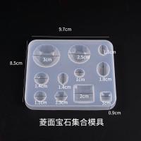 China Crystal dropper mold diamond gemstone collection mold fruit series apple cherry silicone mold for sale