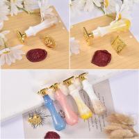 China DIY Drip Glue Seal Handle Silicone Mold Fire Paint Seal Head Envelope Wax Seal Universal Handle Mold for sale