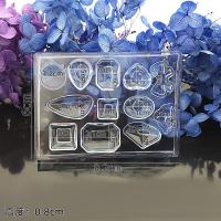 China Crystal dropper earrings, silicone rubber mold, DIY handmade jewelry making, earring earring hanging decoration model for sale