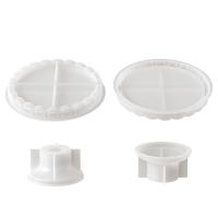 China Ins Wind Wave Love Lace Tray Silicone Mold DIY Aromatherapy Gypsum High Foot Dish Storage Plate Mold for sale