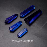China DIY crystal dropper mold pendant spiritual swing silicone mold ornament hanging jewelry silicone mold for sale