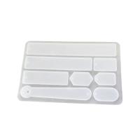 China DIY crystal resin dropper glue large, medium, small rectangular cat claws hexagonal oval bookmark full page silicone mold for sale