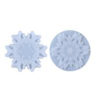 China DIY crystal dropper mold snowflake hanging decoration coaster multi-purpose silicone mold Amazon hot push for sale