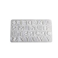 China DIY resin shaped 26 English letter dropper mold aromatherapy keychain pendant silicone mold for sale