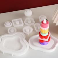 China DIY Candle Stacking Music Silicone Mold Aromatherapy Candlestick Candleholder Multiple Circus Stacking Music Molds for sale