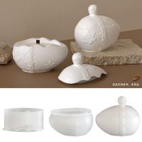 China Easter storage jar silicone mold DIY egg Easter egg flower egg candle cup ornament gypsum mold for sale