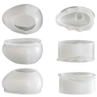 China Easter storage jar silicone mold DIY egg Easter egg flower egg candle cup ornament gypsum mold for sale