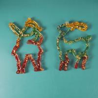 China DIY crystal dropper mold, Santa Claus reindeer pendant, room decoration theme, silicone mold for sale