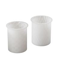 China DIY Crystal Dropping Gel Mold Cylinder Aromatherapy Diamond Leather Pattern Gypsum Candle Ornament Silicone Mold for sale