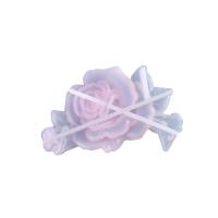 China DIY crystal drip glue mold with branches, rose petals, table decoration, silicone mold spot wholesale for sale
