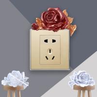 China DIY crystal drip glue mold with branches, rose petals, table decoration, silicone mold spot wholesale for sale