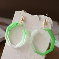 China DIY Cross border Crystal Dropping Resin Mirror Simple Earrings Jewelry Pendant Dropping Silicone Mold for sale