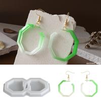 China DIY Cross border Crystal Dropping Resin Mirror Simple Earrings Jewelry Pendant Dropping Silicone Mold for sale