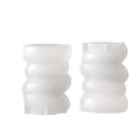 China Ins style pebble vase silicone mold handmade DIY gypsum cement fragrance stone decorative flower pot drip mold for sale