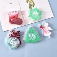 China DIY Crystal Drop Glue Mold Christmas Series Listing Silicone Mold Manufacturer Supply Spot Wholesale for sale