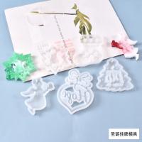 China DIY Crystal Drop Glue Mold Christmas Series Listing Silicone Mold Manufacturer Supply Spot Wholesale for sale