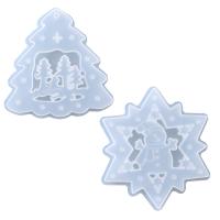 China DIY Crystal Drop Glue Mold Christmas Series Listing Silicone Mold Manufacturer Supply Spot Wholesale for sale