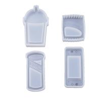 China DIY crystal dropper mold, flowing sand candy biscuit pendant, bag decoration ornament, silicone mold for sale