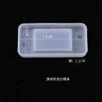 China DIY crystal dropper mold, flowing sand candy biscuit pendant, bag decoration ornament, silicone mold for sale