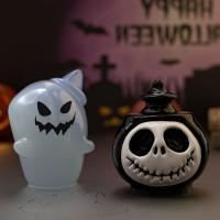 China 3D 3D hooded demon ghost pumpkin Halloween dropper silicone mold aromatherapy candle plaster mold for sale