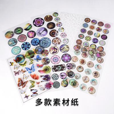 China Crystal Drip Glue DIY Material Color Transparent Material Paper Love Butterfly Plush Tree Filling Transparent Material for sale