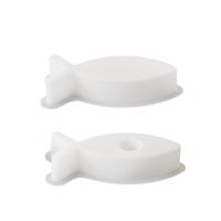 China Dropping resin gypsum small fish ornament candle grinder DIY candle stand candle base silicone mold for sale