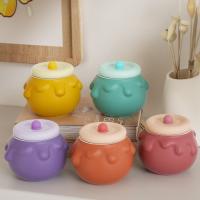 China DIY Dropping Resin Gypsum Cream Honey Can Storage Box Candle Cup Jewelry Decoration Decoration Silicone Mold for sale