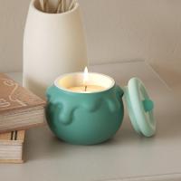 China DIY Dropping Resin Gypsum Cream Honey Can Storage Box Candle Cup Jewelry Decoration Decoration Silicone Mold for sale