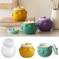 China DIY Dropping Resin Gypsum Cream Honey Can Storage Box Candle Cup Jewelry Decoration Decoration Silicone Mold for sale