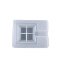 China DIY crystal dropper ashtray mold, cigar ashtray, table decoration, storage box, silicone mold for sale