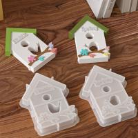 China Easter Cross border New Product Silicone Mold DIY Aromatherapy Bird House Candle Decoration Gypsum Mold for sale