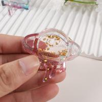 China DIY Resin Moon Cloud Umbrella Doll Tears Moon Heart Shaped Flowing Sand Pendant Hanging Silicone Mold for sale