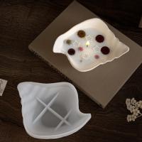China Ins minimalist style conch storage dish tray silicone mold DIY aromatherapy candle container gypsum mold for sale