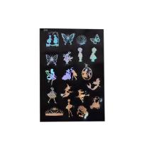 China Crystal Drip Glue DIY Handmade Laser Material Transparent Alice Magic Array Laser Material Wholesale for sale