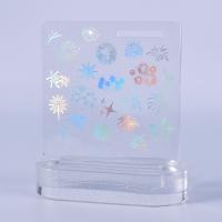 China Crystal Drip Glue DIY Handmade Laser Material Transparent Alice Magic Array Laser Material Wholesale for sale