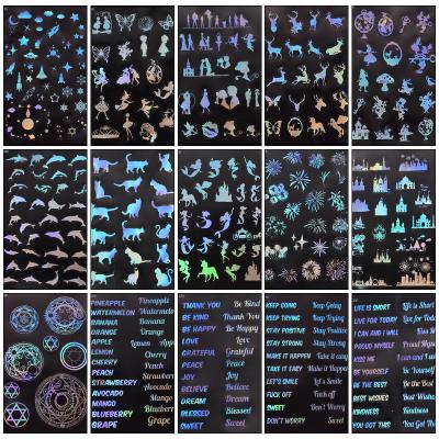 China Crystal Drip Glue DIY Handmade Laser Material Transparent Alice Magic Array Laser Material Wholesale for sale