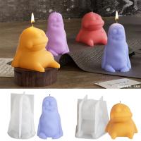China DIY Drip Glue Resin Sand Surface Funny Ugly Cute Earth People Aromatherapy Gypsum Monster Candle Silicone Mold for sale