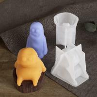 China DIY Drip Glue Resin Sand Surface Funny Ugly Cute Earth People Aromatherapy Gypsum Monster Candle Silicone Mold for sale