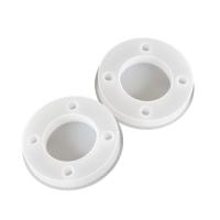 China Crystal dropper resin gypsum table DIY striped smooth four hole candle table base silicone mold for sale