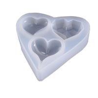 China Silicone Mold DIY Crystal Dropping Love Triple Series Collection High Brightness Mirror Love Silicone Mold for sale