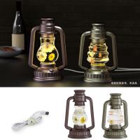 China New product: Crystal dropper resin DIY kerosene lamp, night light, bedside lamp, camping lamp, silicone mold for sale