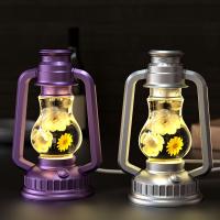 China New product: Crystal dropper resin DIY kerosene lamp, night light, bedside lamp, camping lamp, silicone mold for sale