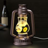 China New product: Crystal dropper resin DIY kerosene lamp, night light, bedside lamp, camping lamp, silicone mold for sale